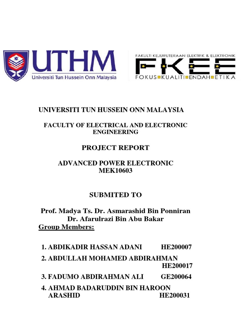 APE Report Updated | PDF | Electrical Network | Computer Engineering