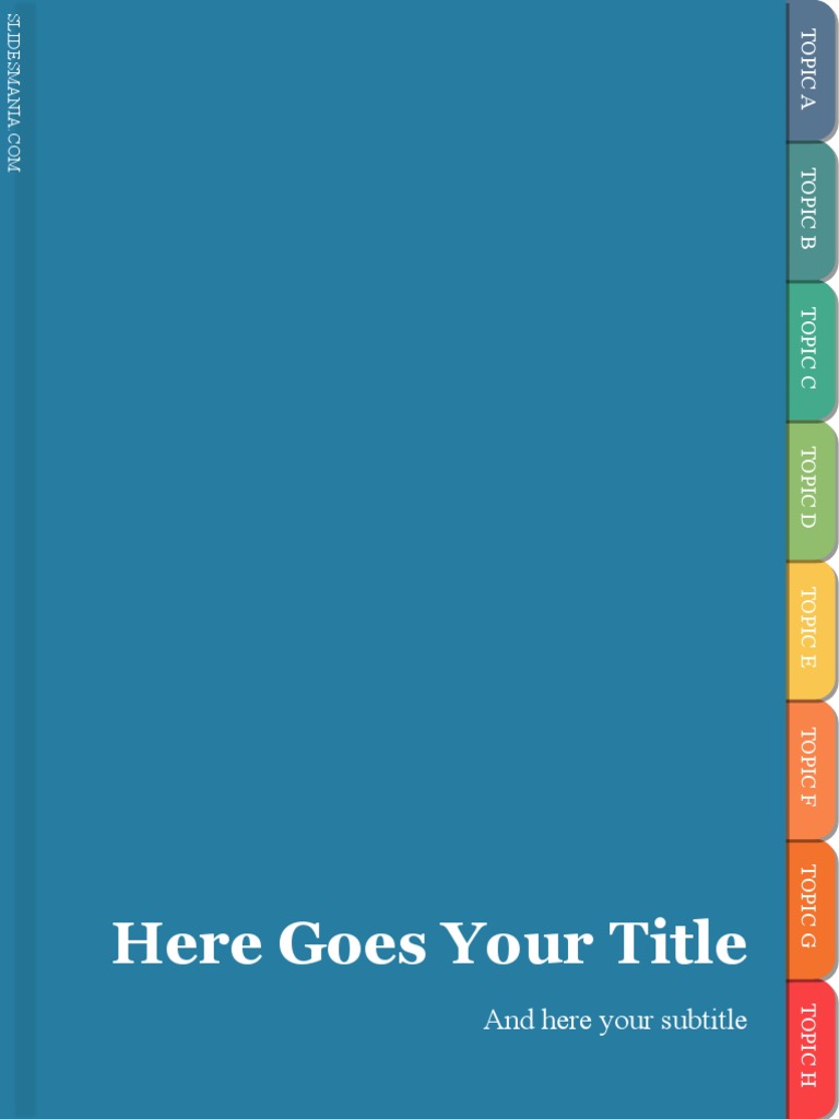 Digital Notebook With Sections Editable Colors Version SlidesMania | PDF | Page Layout | Computing