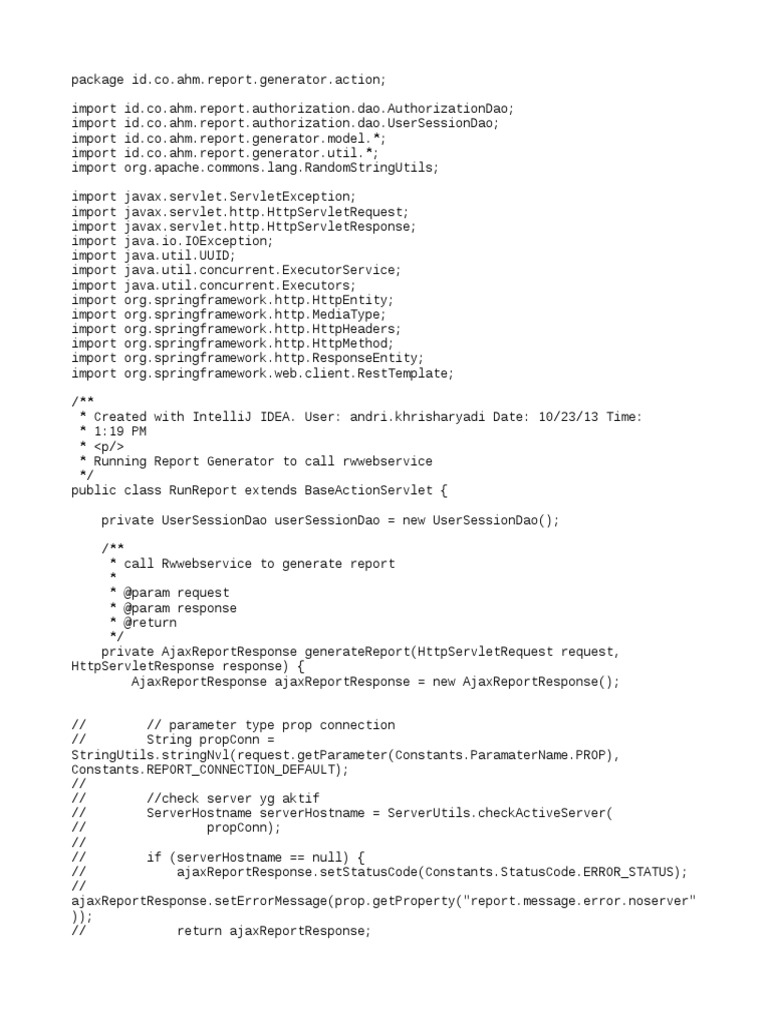 Run Report | PDF | String (Computer Science) | Computer Data