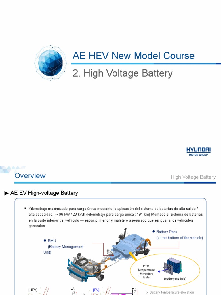 1.2 AE EV - High Voltage Battery - Final | PDF | Relay | High Voltage