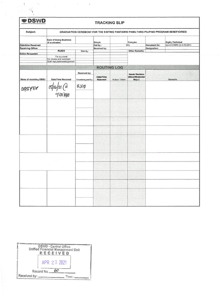 Graduation Ceremony For The Existing 4Ps Beneficiaries | PDF