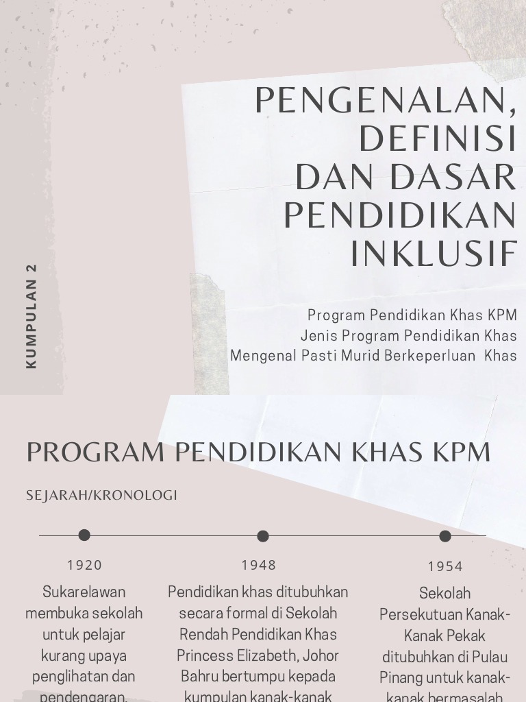 Kpk3012 Pendidikan Inklusif | PDF