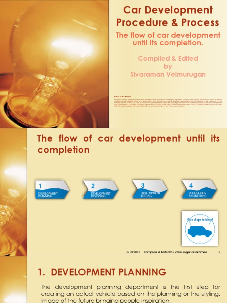 Car Development Procedure | PDF | Page Layout | Engineering