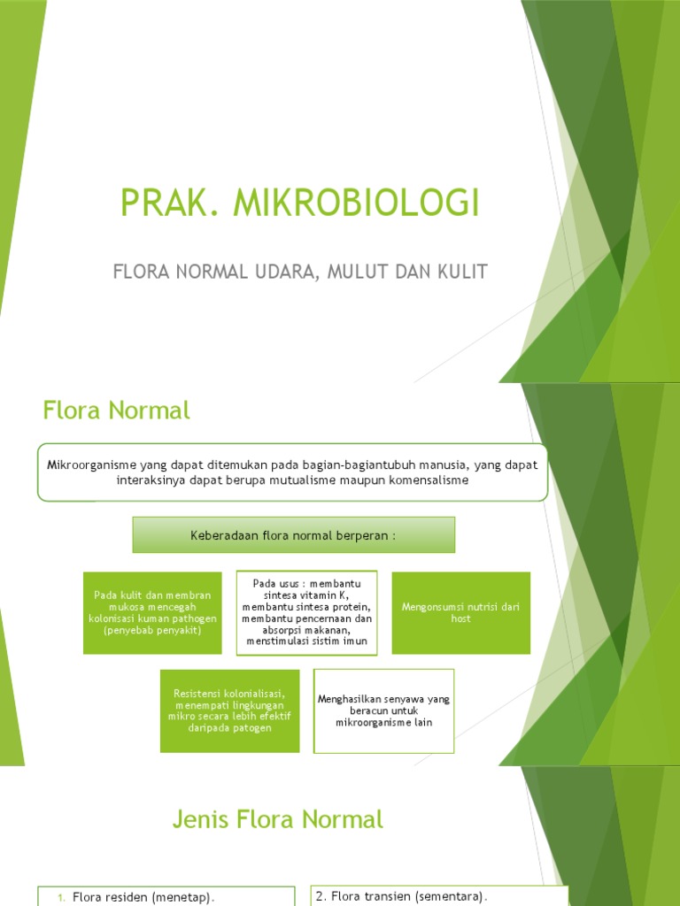 Flora Normal pada Tubuh Manusia | PDF