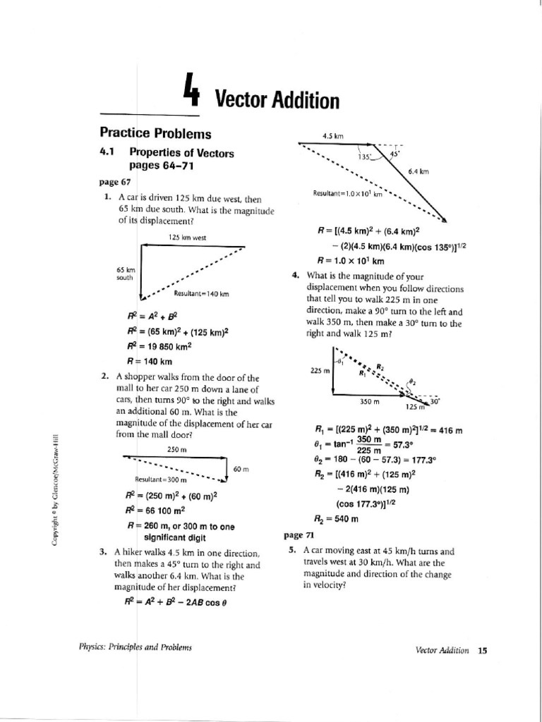 Vector Problems | PDF
