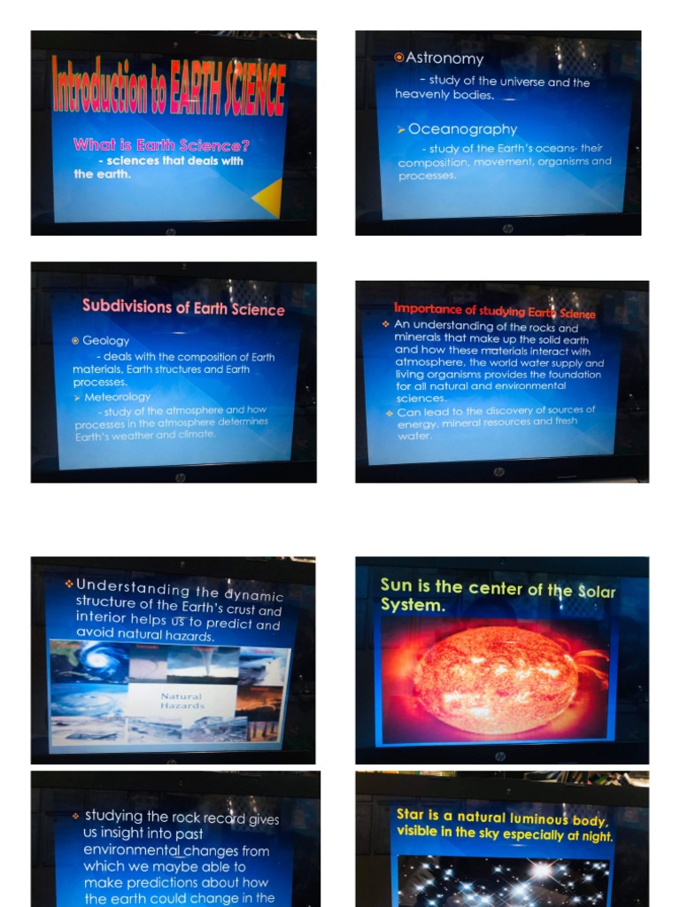 Earth Science Powerpoint | PDF