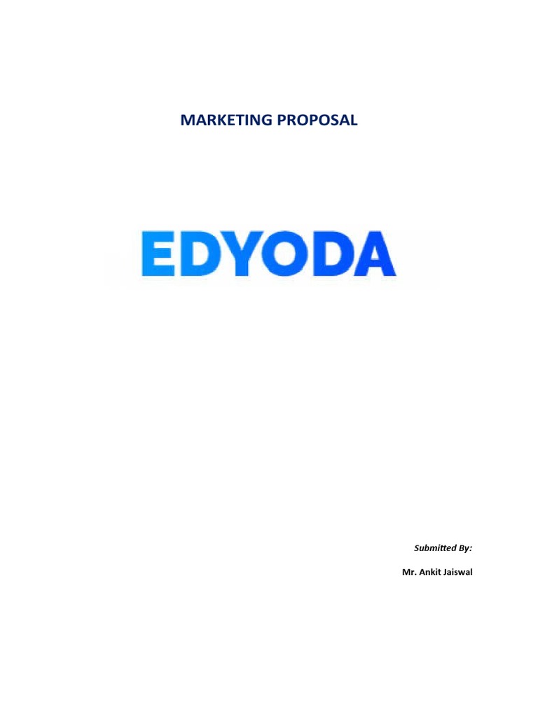 EdYoda Marketing Proposal | PDF | Marketing Communications | Marketing