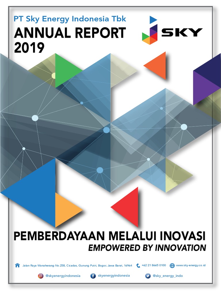 PT Sky Energy Indonesia Tbk Annual Report 2019 | PDF | Indonesian Rupiah | Audit Committee