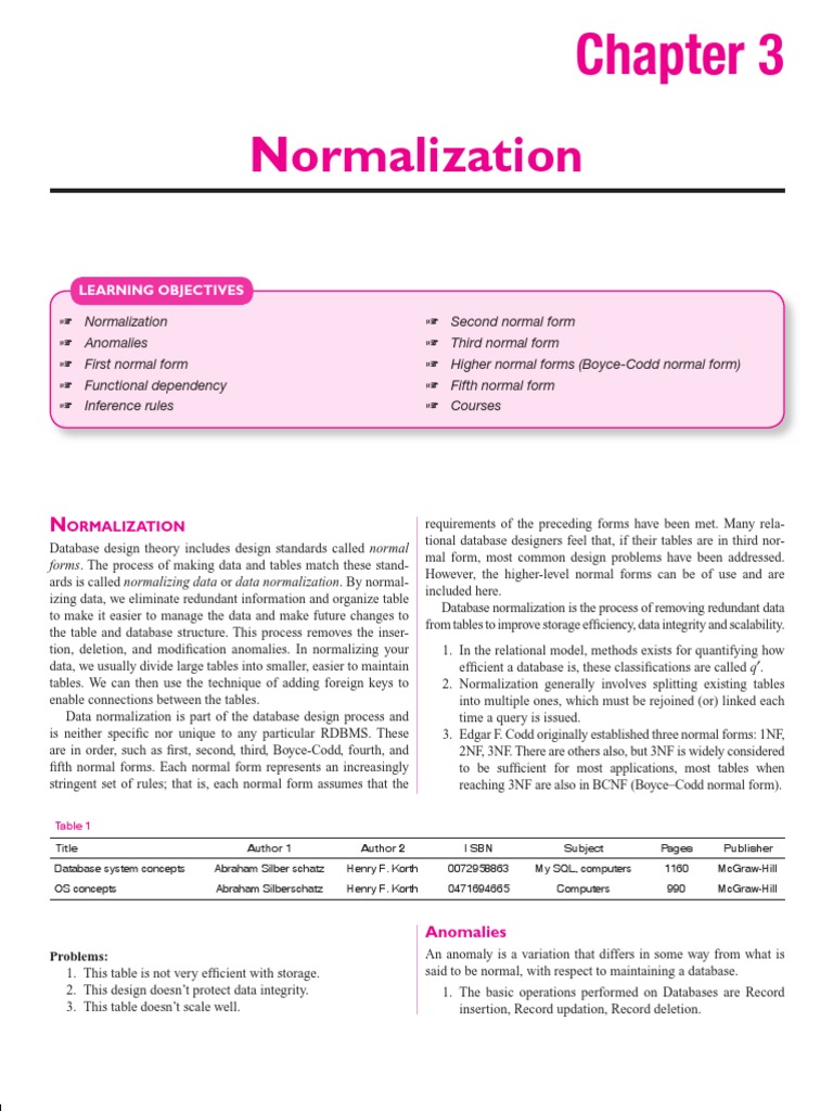 3 Normalization | PDF | Relational Database | Information Science