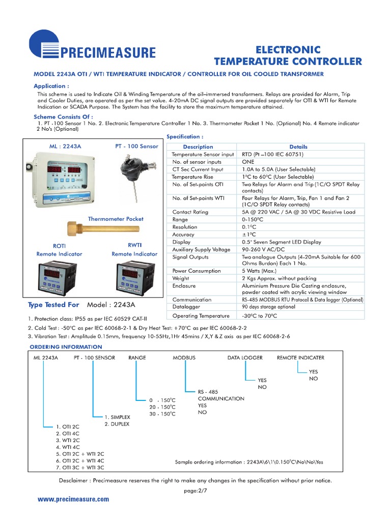 Temperature Scanner 2243A | PDF