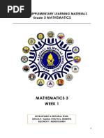 Math 3 Q3 Module-6 | PDF