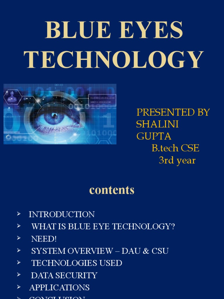 Blue Eyes Technology Overview | PDF | Emotions | Bluetooth