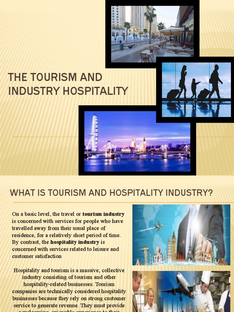 The Tourism and Industry Hospitality1 Hms 1d | PDF | Tourism | Service ...