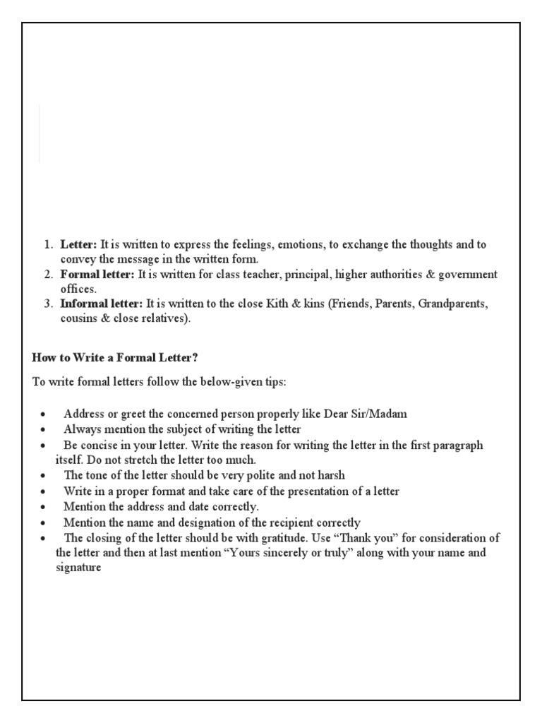 Formal Letter | PDF