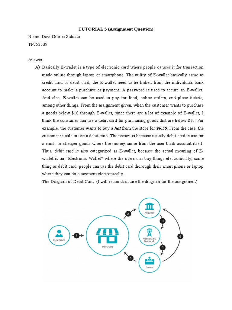 TUTORIAL 3 (Assignment Question) | PDF | Credit Card | Debit Card