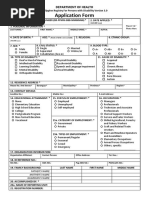 PWD Application Form 4.0 | PDF | Visual Impairment | Employment