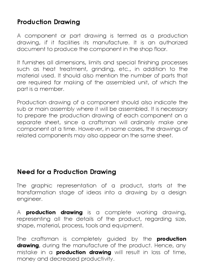 Topic 9 - Production Drawing | PDF | Engineering Tolerance | Science