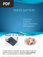 Overview of Paper Battery Technology | PDF | Carbon Nanotube | Anode