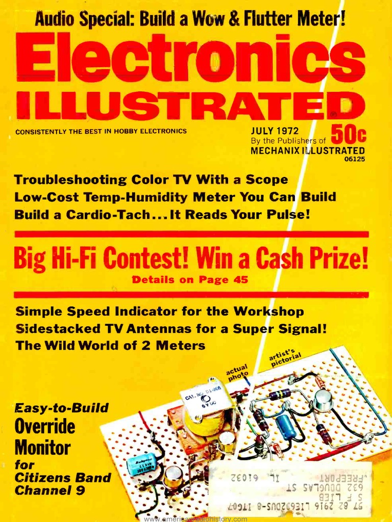 Electronics Illustrated 1972 07 | PDF | Radio | Printed Circuit Board