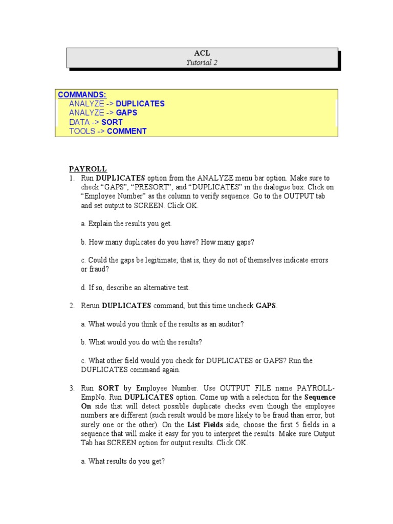 Tutorial 2 For Acl Pdf Free Pdf