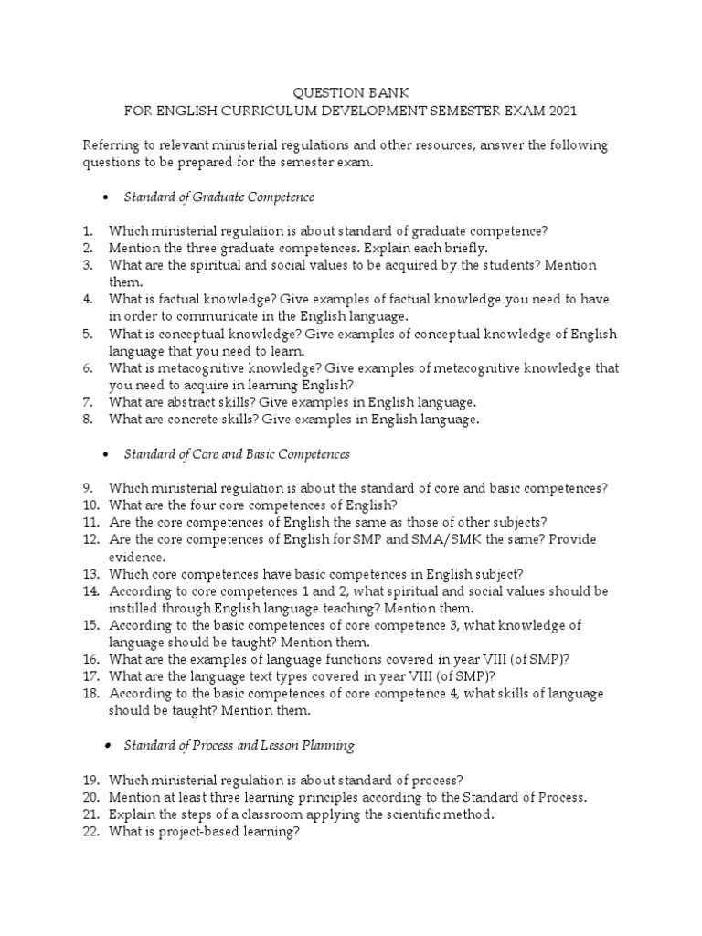 ECD Exam Preparation Question Bank | PDF | Educational Assessment ...