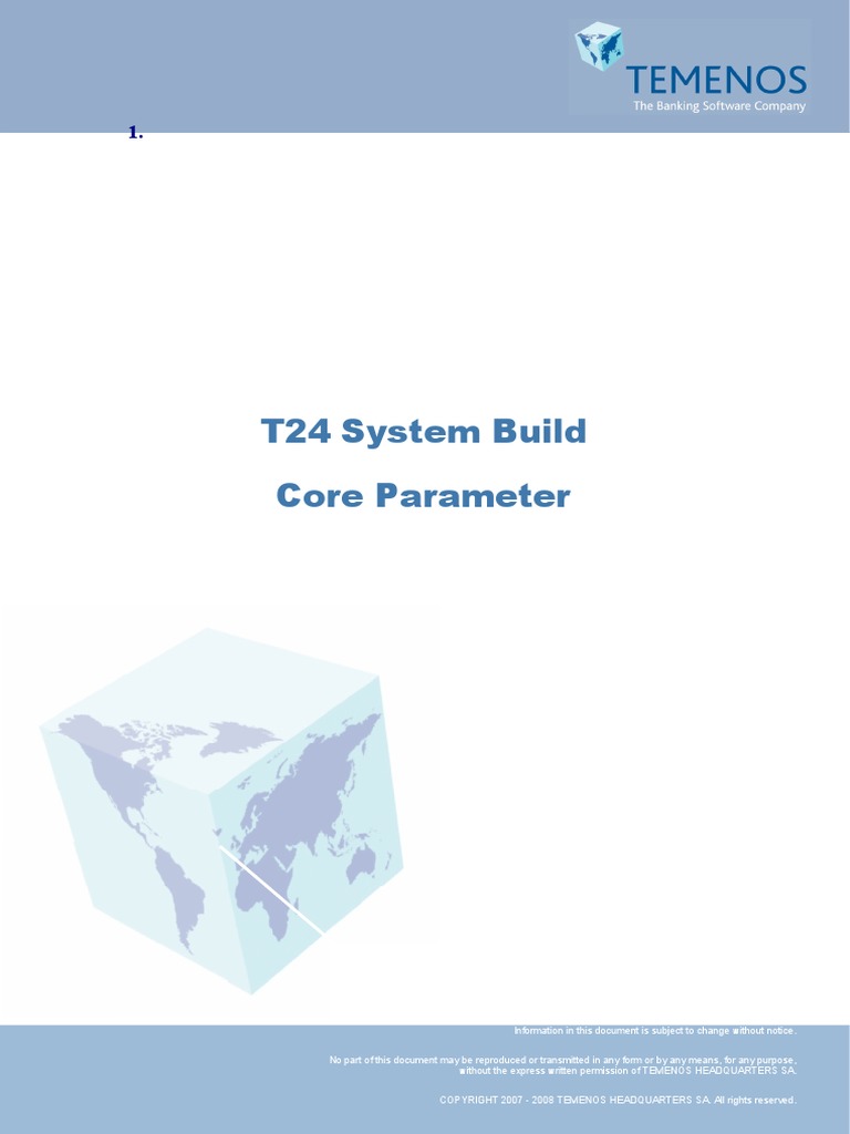 T24 System Build - Core V1.0 | PDF | Currency | International Finance