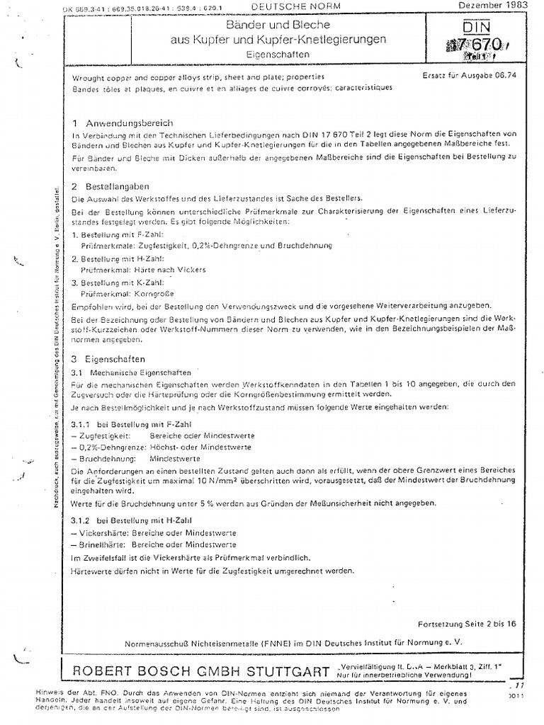 Din 17670 | PDF