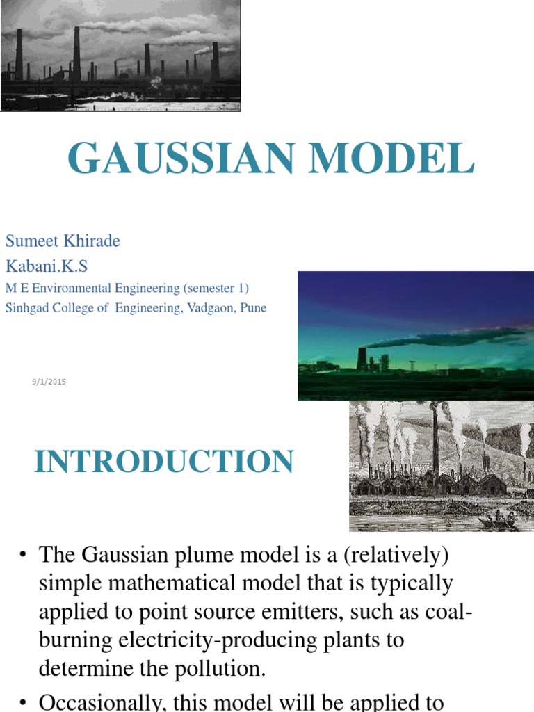 Gaussian Model | PDF | Chemical Engineering | Applied And ...