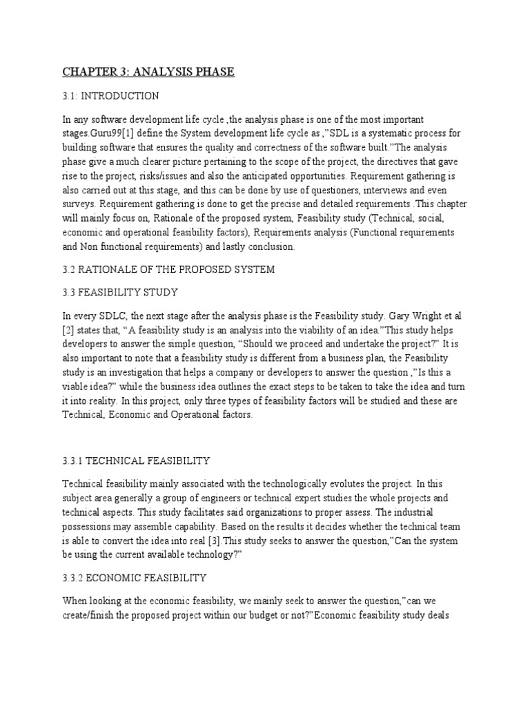 Ntutha Chapter 3 | PDF | Feasibility Study | Systems Theory
