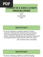 Inservice Education | PDF | Nursing | Employment