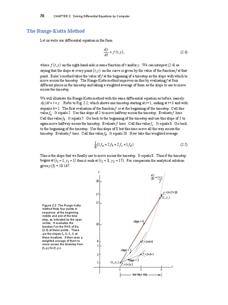 Runge Kutta Method | PDF | Applied Mathematics | Analysis