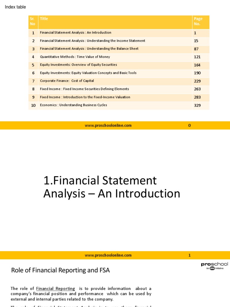 IMS Proschool CFA Ebook | PDF | Financial Statement | Financial Audit