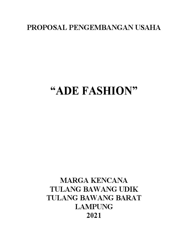 Proposal Rental Komputer | PDF | Komputer