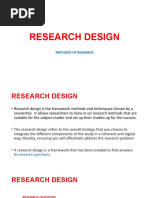 Research Design Notes | PDF