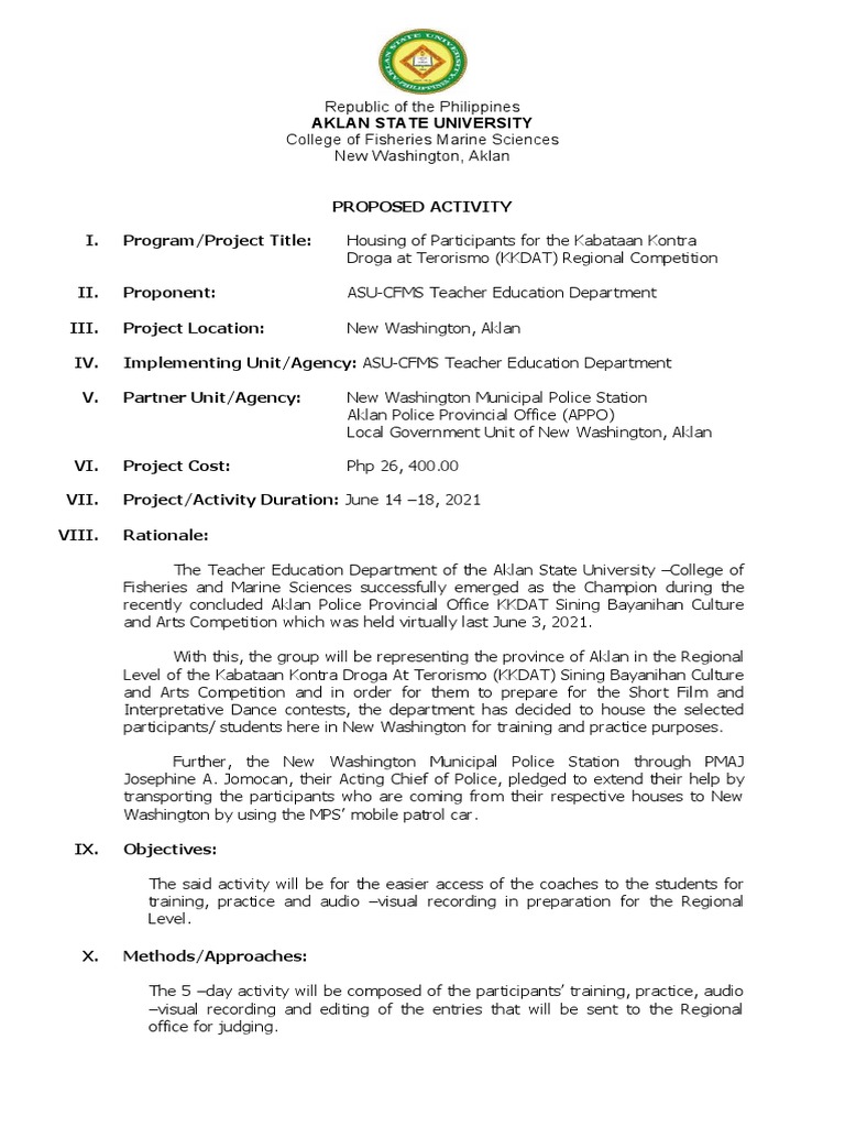 KKDAT Proposal | PDF