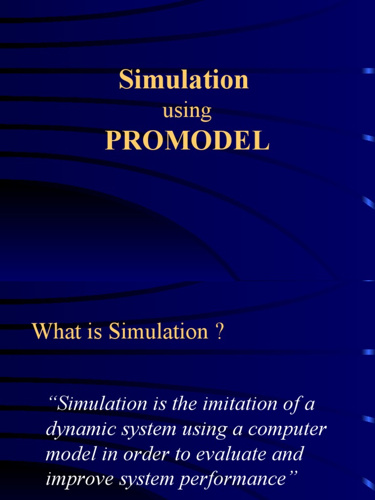 Simulation Promodel: Using | Download Free PDF | Simulation | System