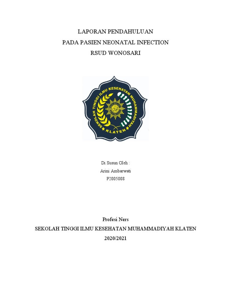 LP Neonatal Infection-Arini Ambarwati p2005008 | PDF