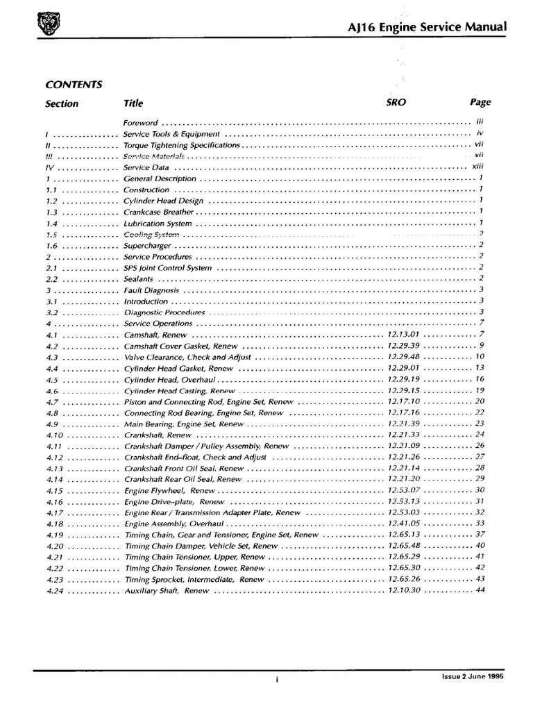 Aj16 Engine 1145 | PDF