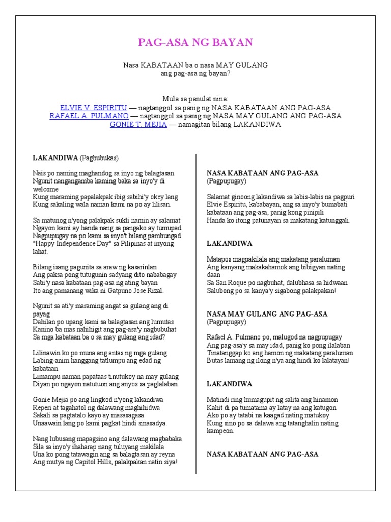 Balagtasan 101 | PDF