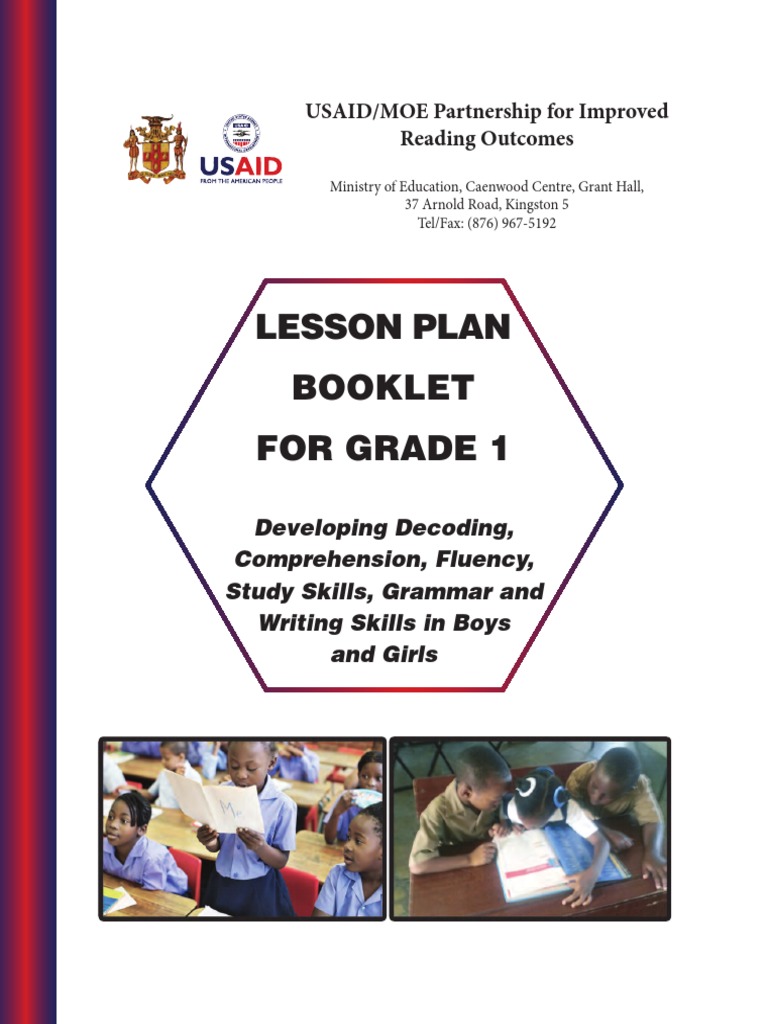 Lesson Plan Booklet For Grade 1 Complete | PDF | Lesson Plan | Literacy