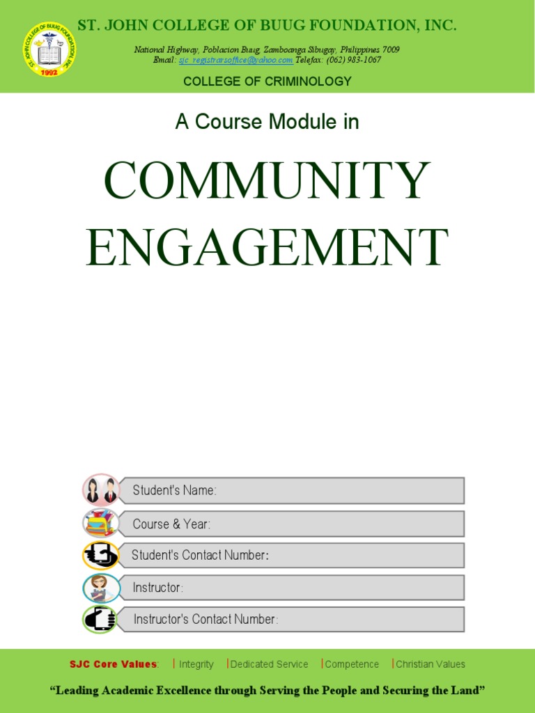 Community Engagement Module | PDF | Community | Socialization