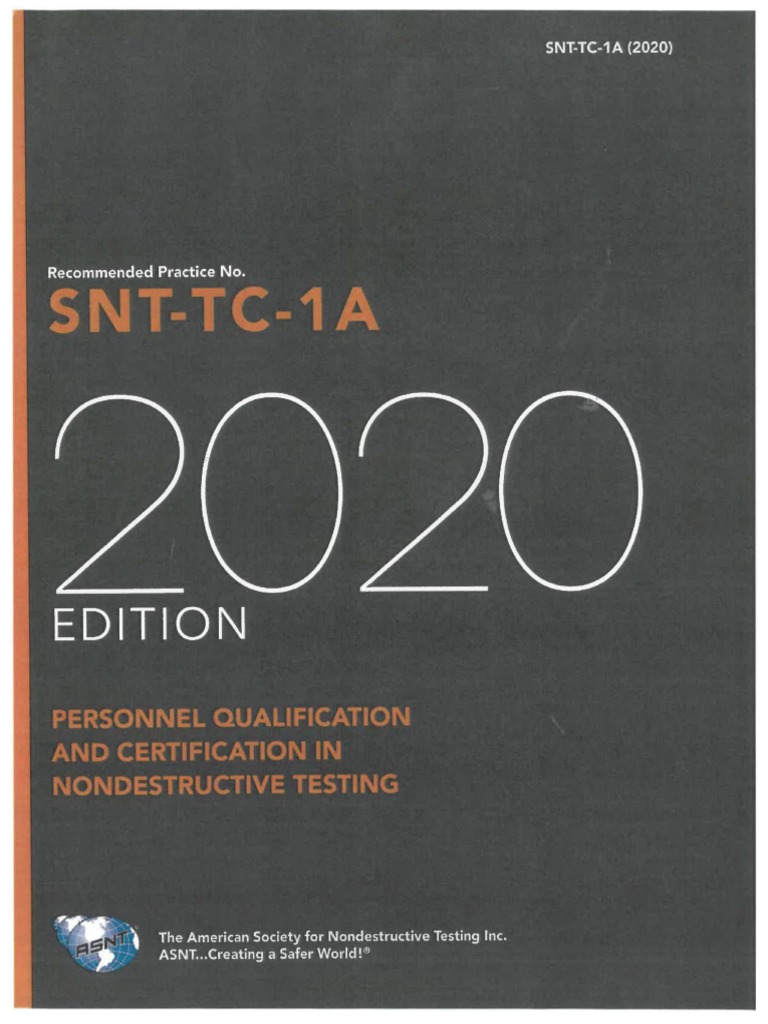 Asnt | PDF | Nondestructive Testing | Test (Assessment)