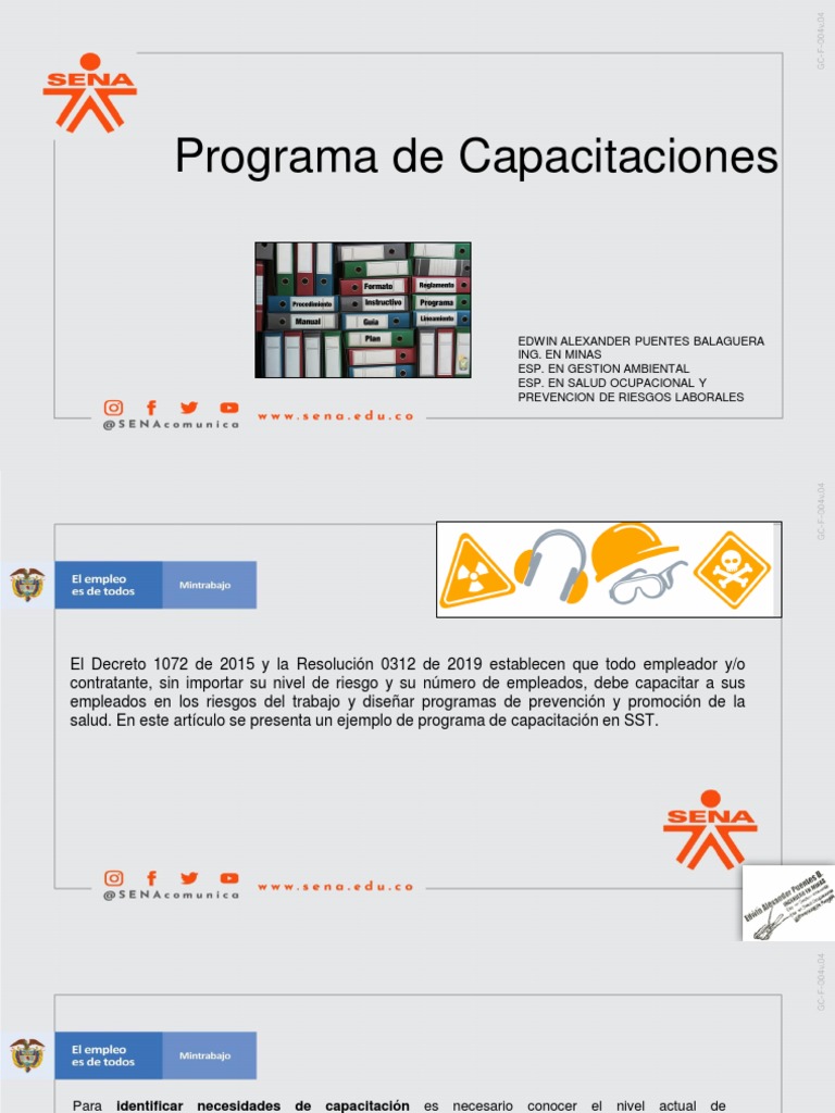 Programa de Capacitacion | PDF | Desarrollo profesional | Gestión de ...