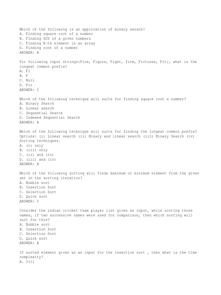 2-Quiz-2 QP Key Cse2011-Dsa-quiz II | PDF | Theoretical Computer Science | Mathematical Logic