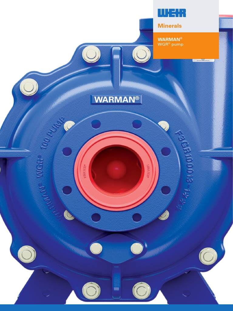 Warman WGR Pump Brochure | PDF | Pump | Bearing (Mechanical)