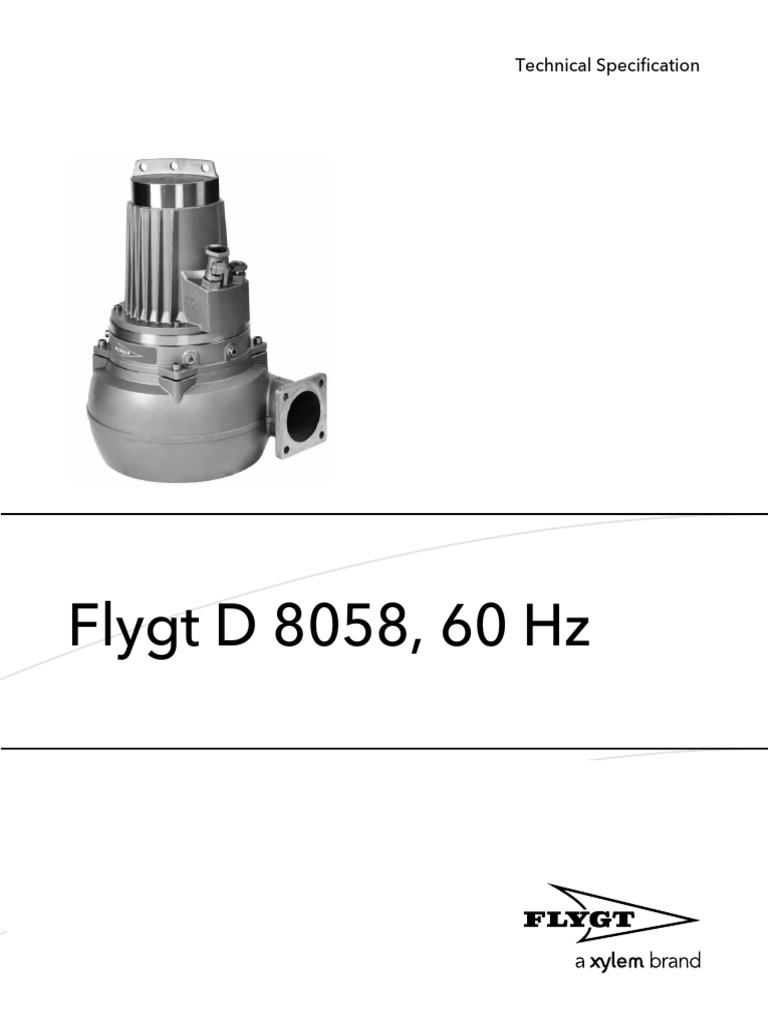 Flygt D 8058, 60 HZ: Lenntech | Download Free PDF | Electric Motor ...