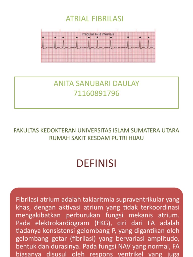 Panduan Atrial Fibrilasi dan Tatalaksana | PDF