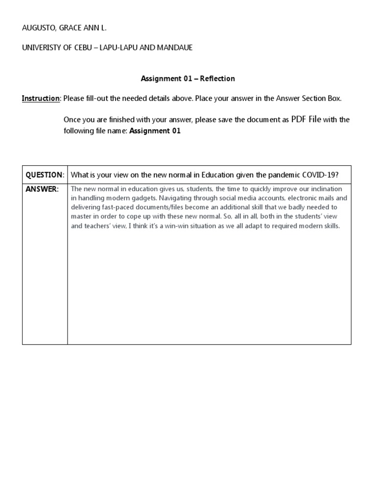 LMS Assessment - Assignment 01 | PDF