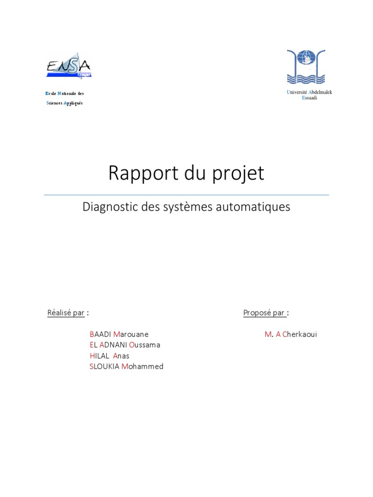Diagnostic des systèmes automatiques | PDF | Automatisation | Capteur