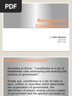 Constitution of Belize Overview | PDF